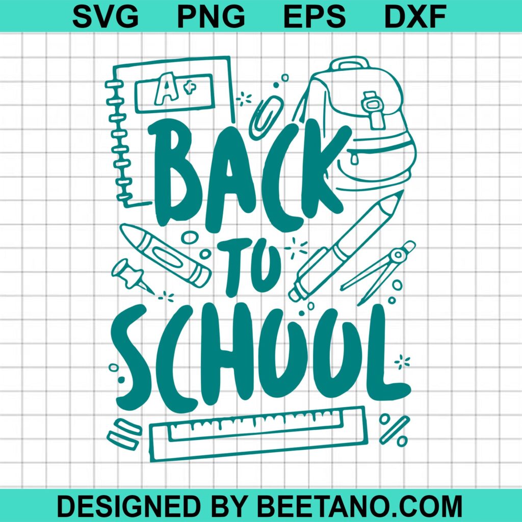Back to school svg cut files, Back to school svg for cricut to make ...