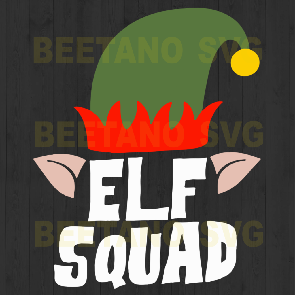 Elf Squad Christmas svg Cutting Files For Cricut, SVG, DXF, EPS, PNG ...