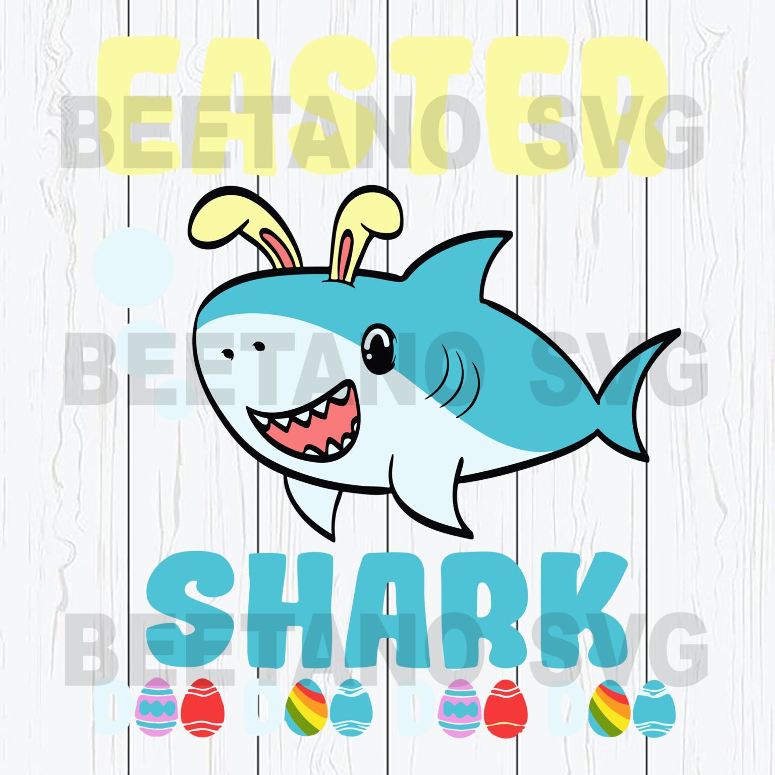 Easter Shark Svg, Happy Easter Svg, Baby Shark Svg