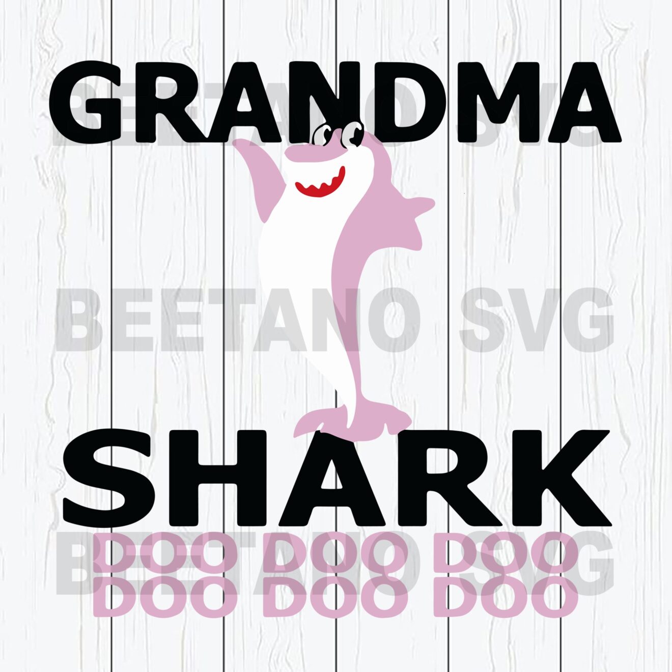 Grandma Shark Doo Doo Doo Svg Files, Grandma Shark Svg, Shark Svg Files ...