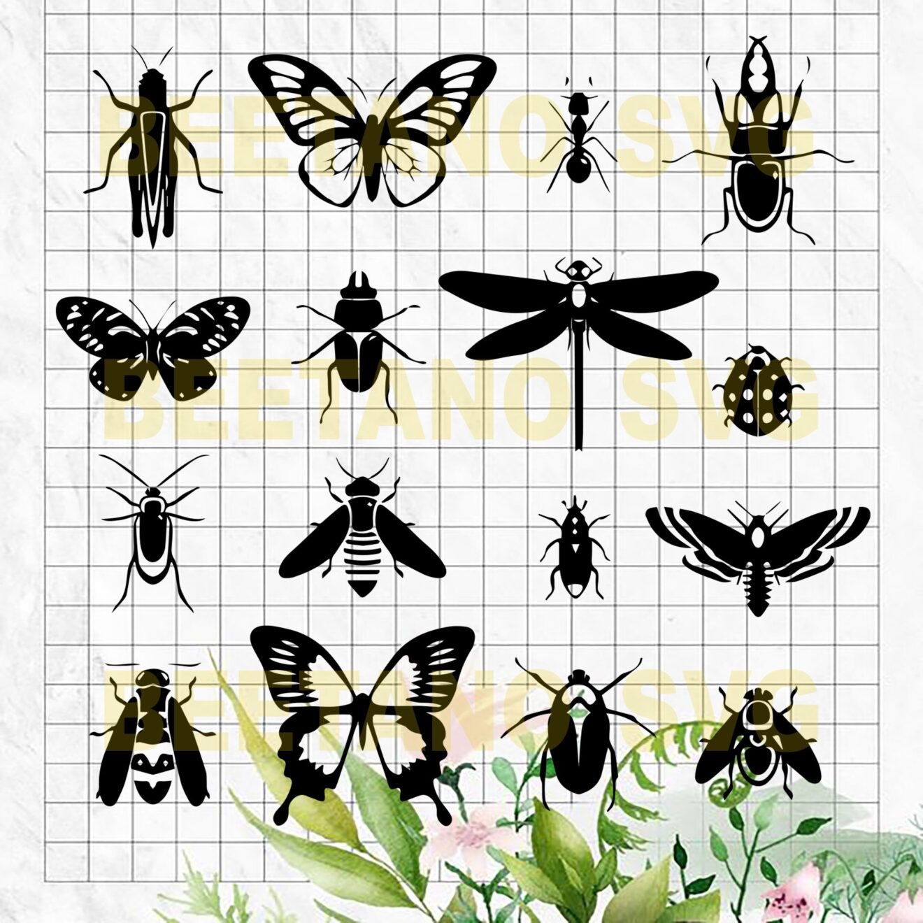 Insect Bundle Svg Files, Insect Svg, Insect Files For Cricut, Insect ...