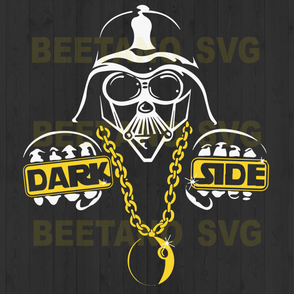 Darth vader rapper dark side SVG, Star wars hip hop SVG