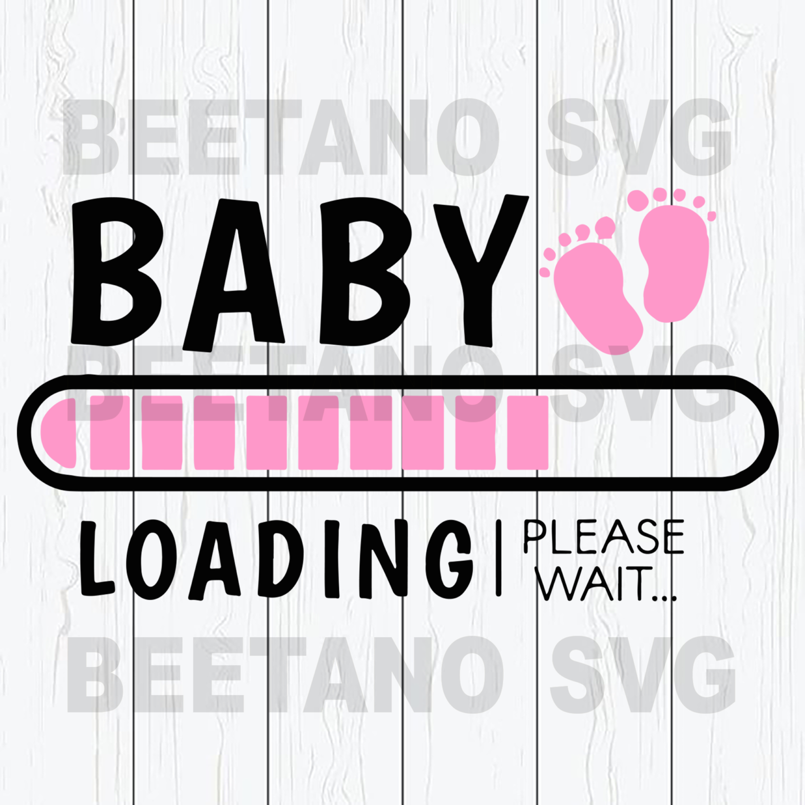 Baby loading funny SVG, DXF, EPS, PNG Instant Download