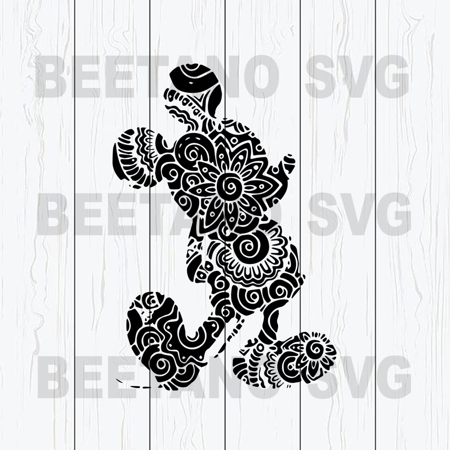 Mandala Mickey Mouse Svg Files, Mickey Mouse Svg, Mandala Mickey Svg Files