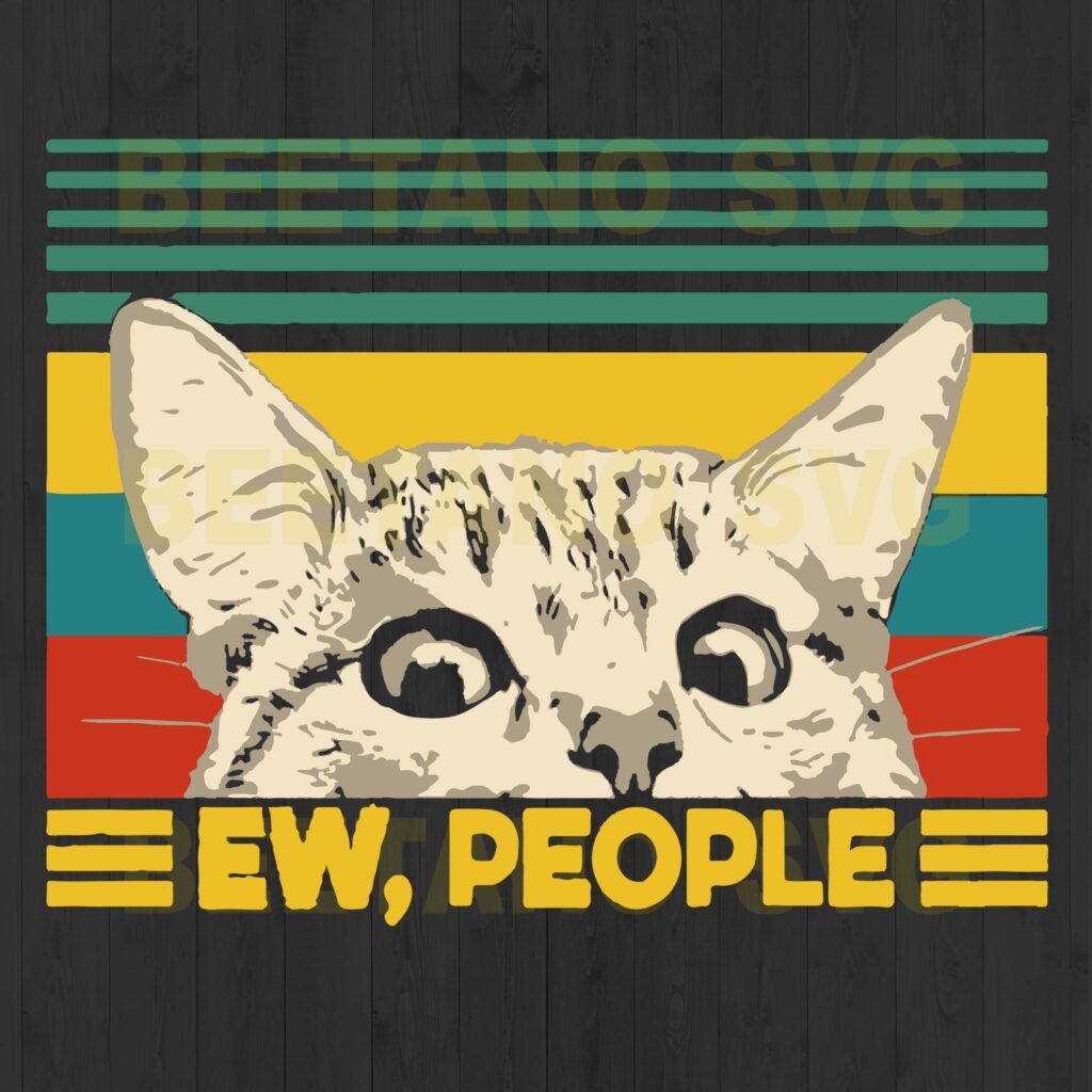 Ew People Cat Face Svg Files, Ew People Files For Cricut