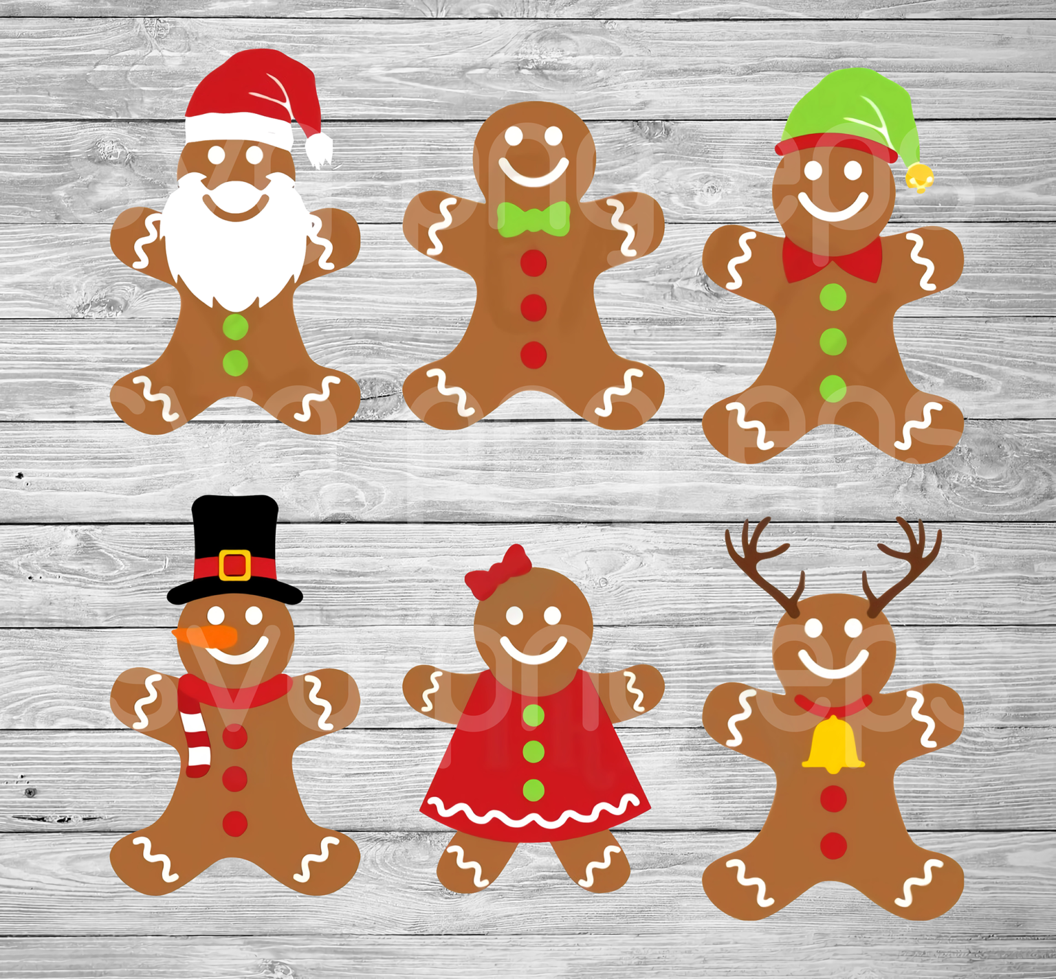 Christmas Gingerbread Svg, Christmas Gingerbread Svg Bundle
