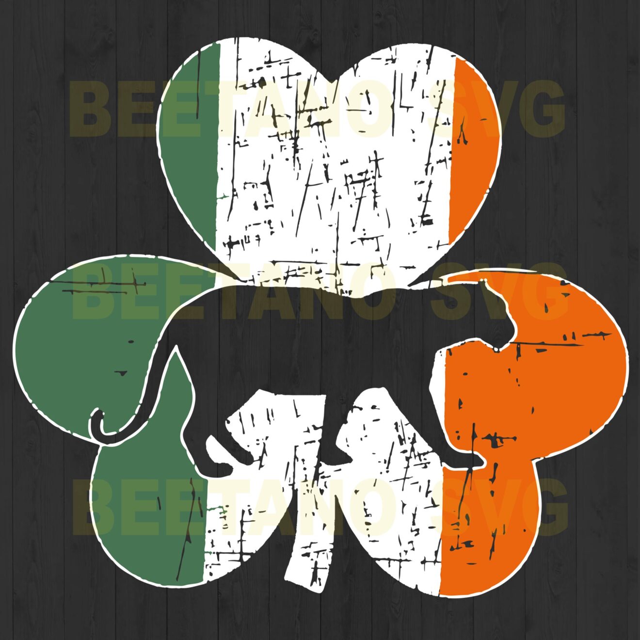 Shamrock Flag Svg Files For Instant Download