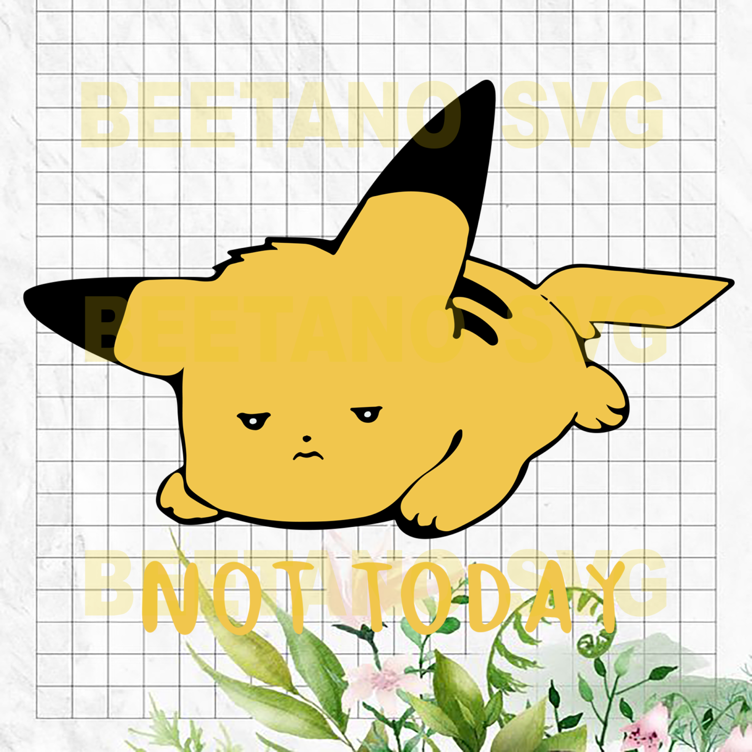 Pokemon pikachu Cutting Files For Cricut, SVG, DXF, EPS, PNG Instant ...