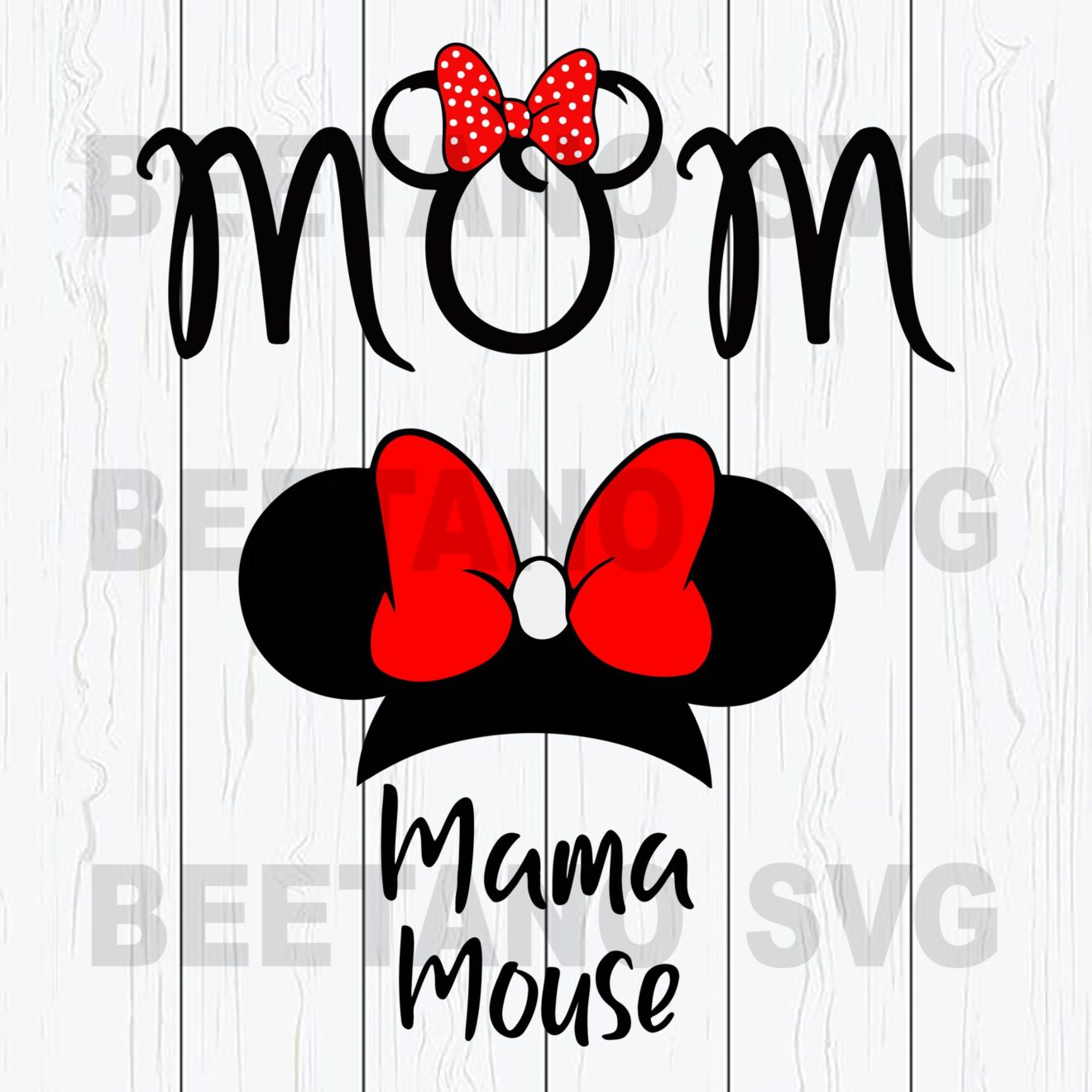 Mom Mama Mouse Svg, Mama Mouse Svg Files, Disney Mickey Mouse Svg Files