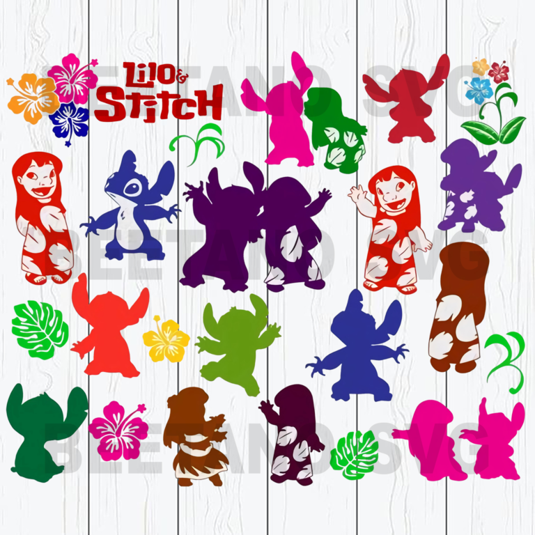 Lilo Stitch Svg Bundle, Lilo And Stitch Cutting Files For Cricut, SVG ...