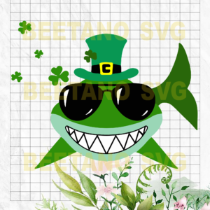 Baby Shark St Patricks Day SVG, Baby shark SVG DXF, EPS, PNG Instant ...