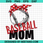 Baseball Mom SVG cut file for cricut silhouette machine make craft handmade