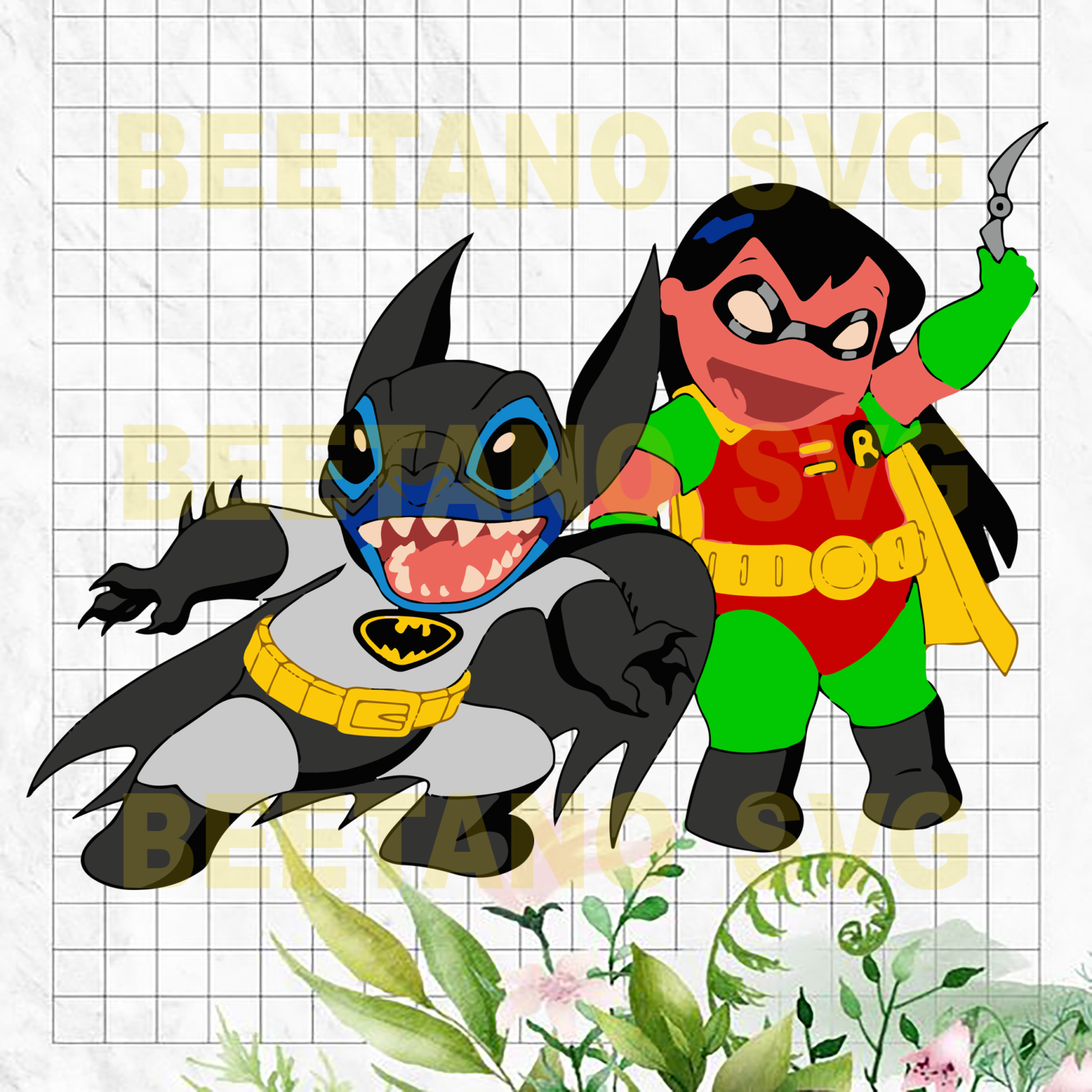 Batman Lilo And Stitch Disney Svg Cutting Files For Cricut, SVG, DXF ...