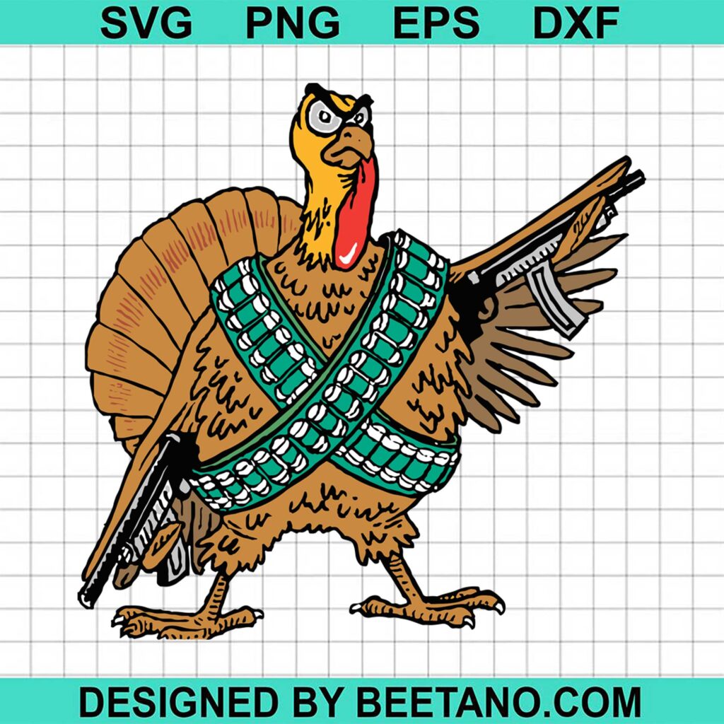 Turkey SVG, turkey soldier SVG