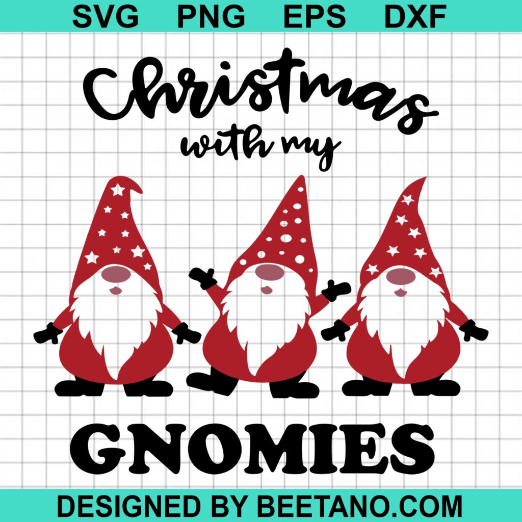 Christmas Gnome SVG cut file for cricut silhouette machine make craft ...