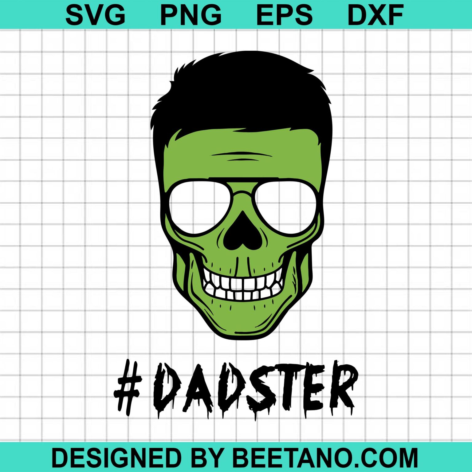 Dadster svg, Dad monster frankenstein SVG