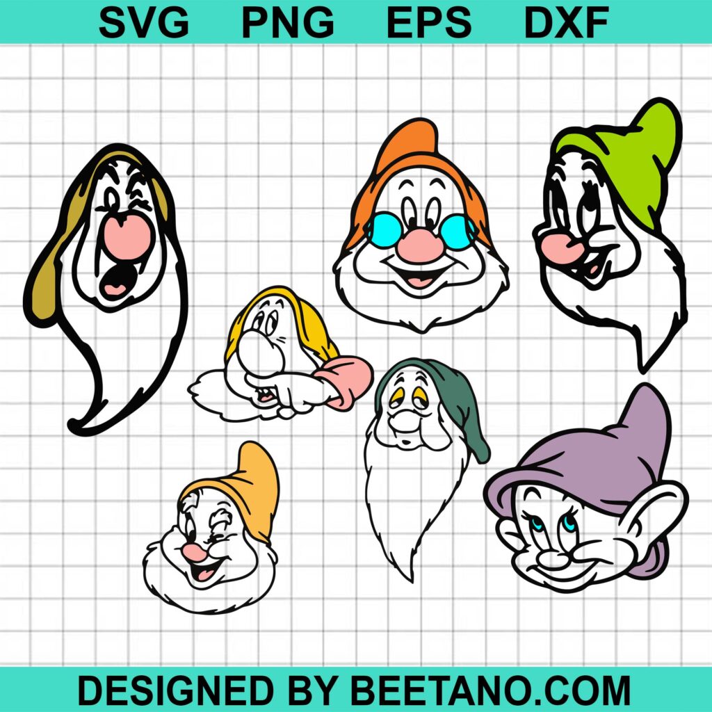 Disney 7 Dwarfs Snow White SVG, Grumpy snow white SVG