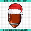 Football santa hat SVG cut file for cricut silhouette machine make ...