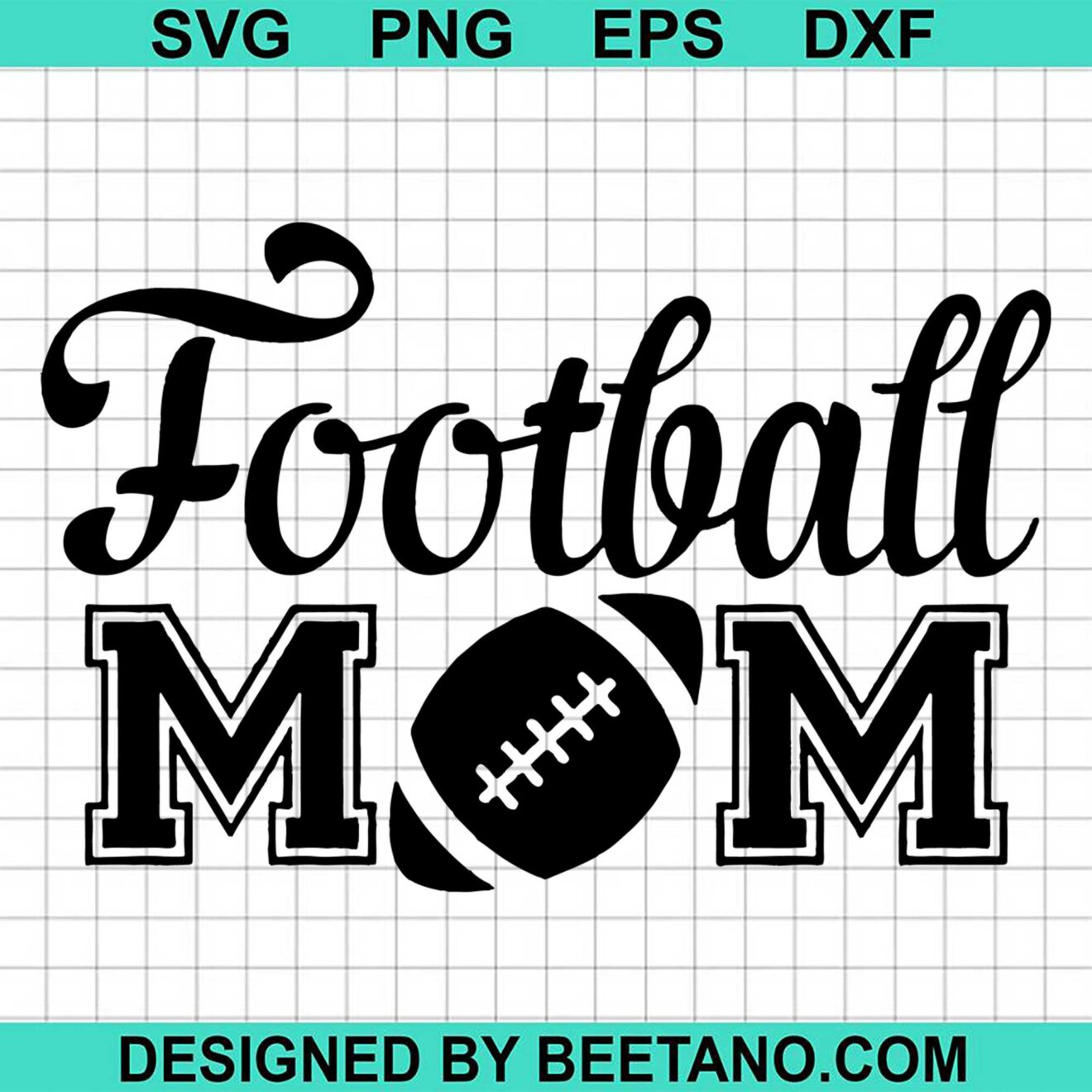 Football Mom SVG cut file silhouette make craft handmade