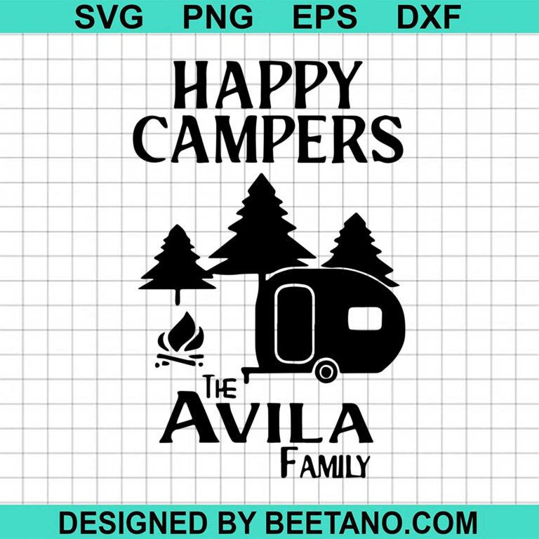 Family Camping Trip SVG cut file for cricut silhouette machine make ...