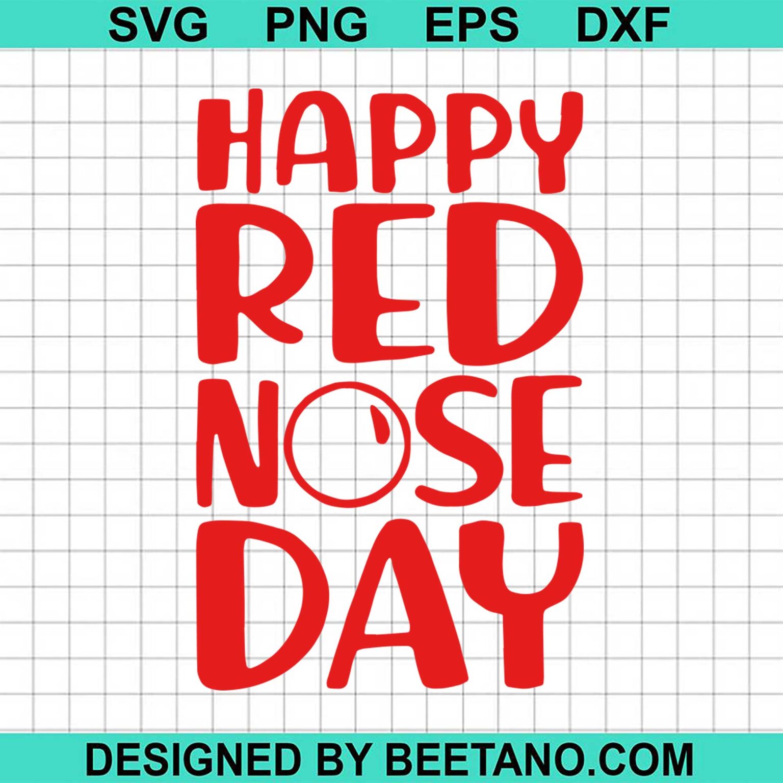 Happy Red Nose Day SVG cut file for cricut silhouette machine make ...