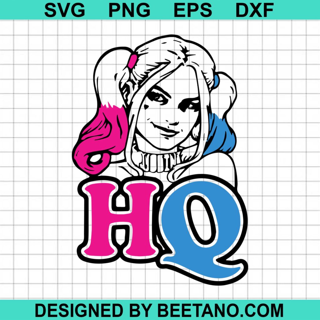 Harley Quinn SVG cut file for cricut silhouette machine make craft handmade