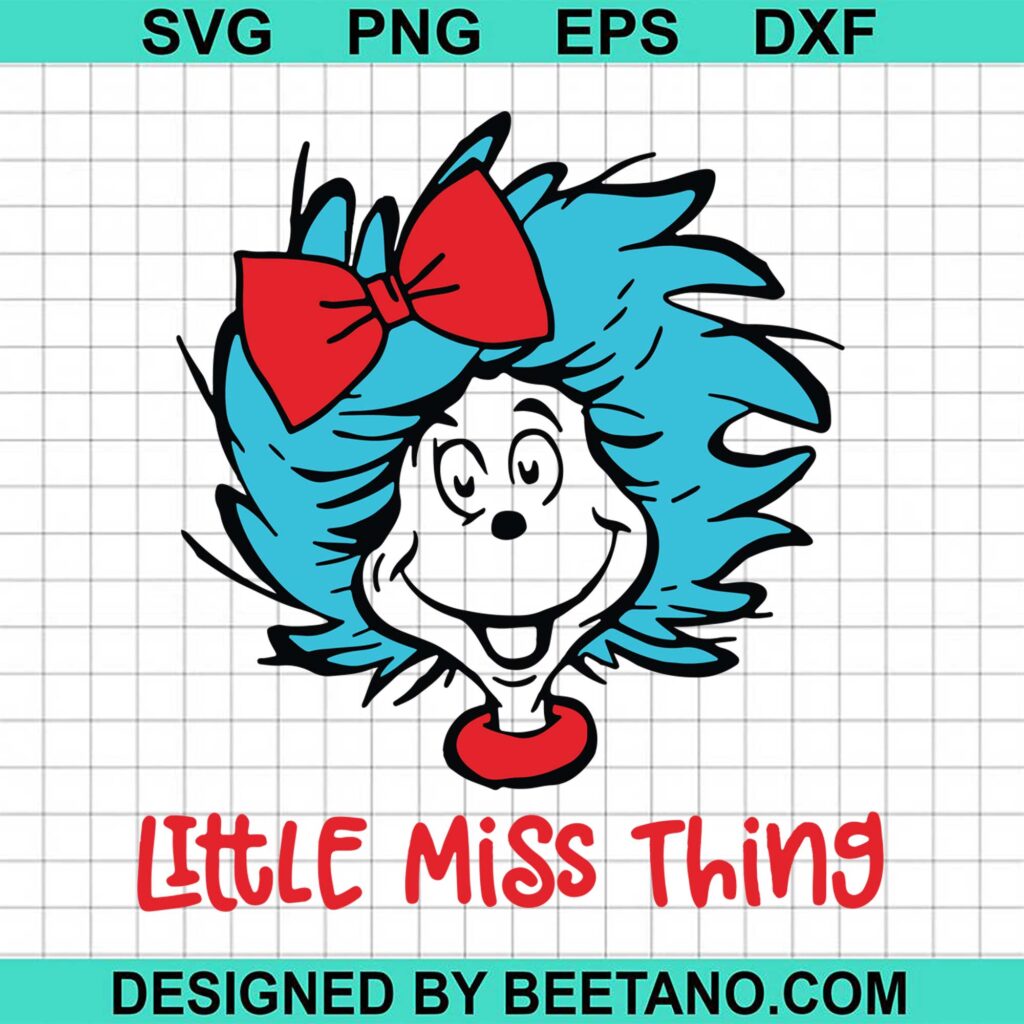 Little Miss Thing SVG cut file for cricut silhouette machine make craft ...