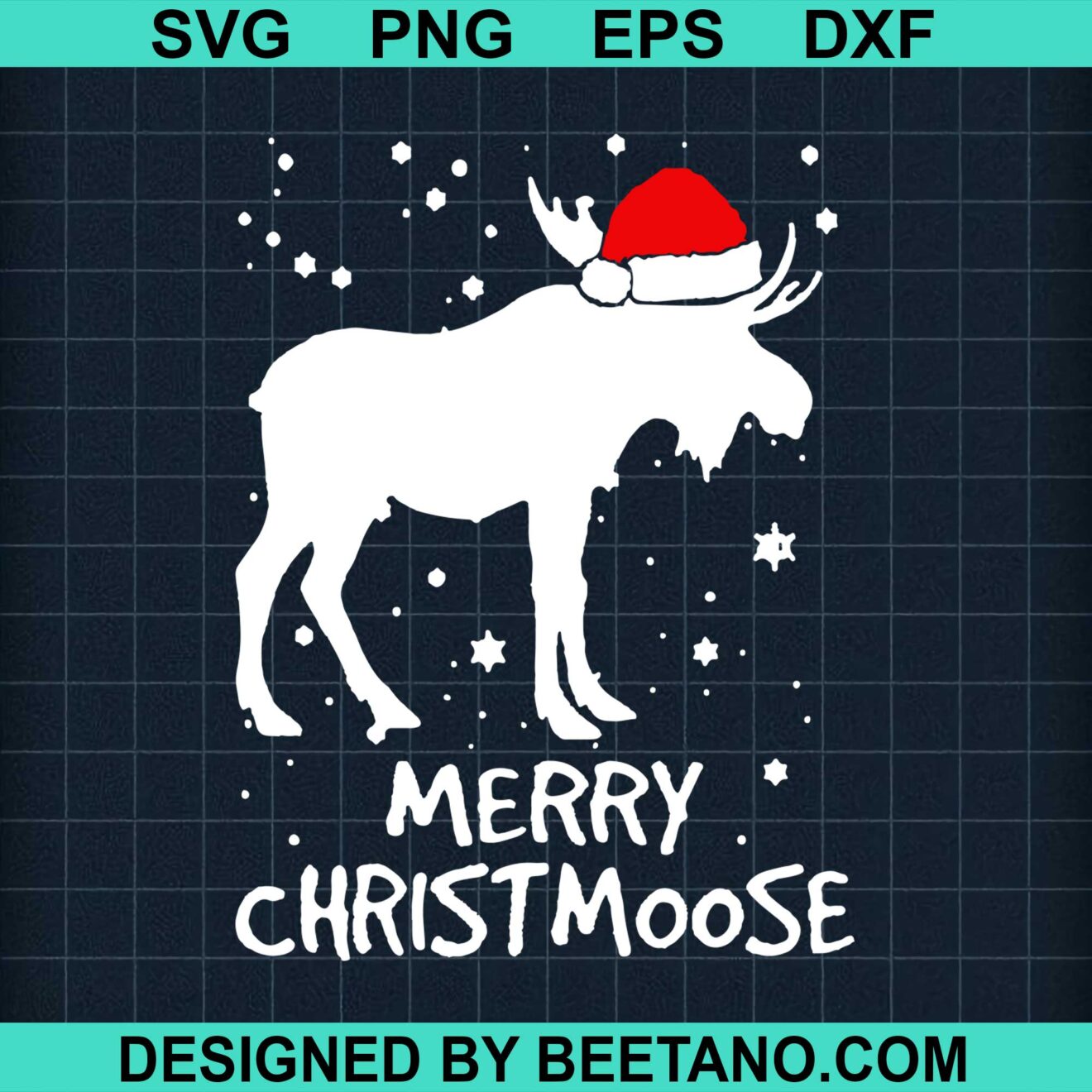 Merry Christmoose SVG cut file for cricut silhouette machine make craft ...