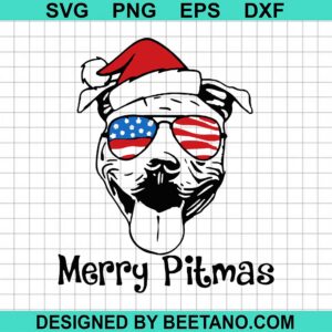 Merry Pitmas SVG cut file for cricut silhouette machine make craft handmade