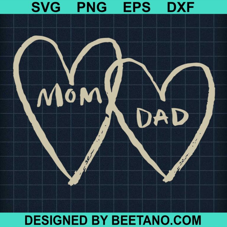 Mom Love Dad SVG cut file for cricut silhouette machine make craft handmade