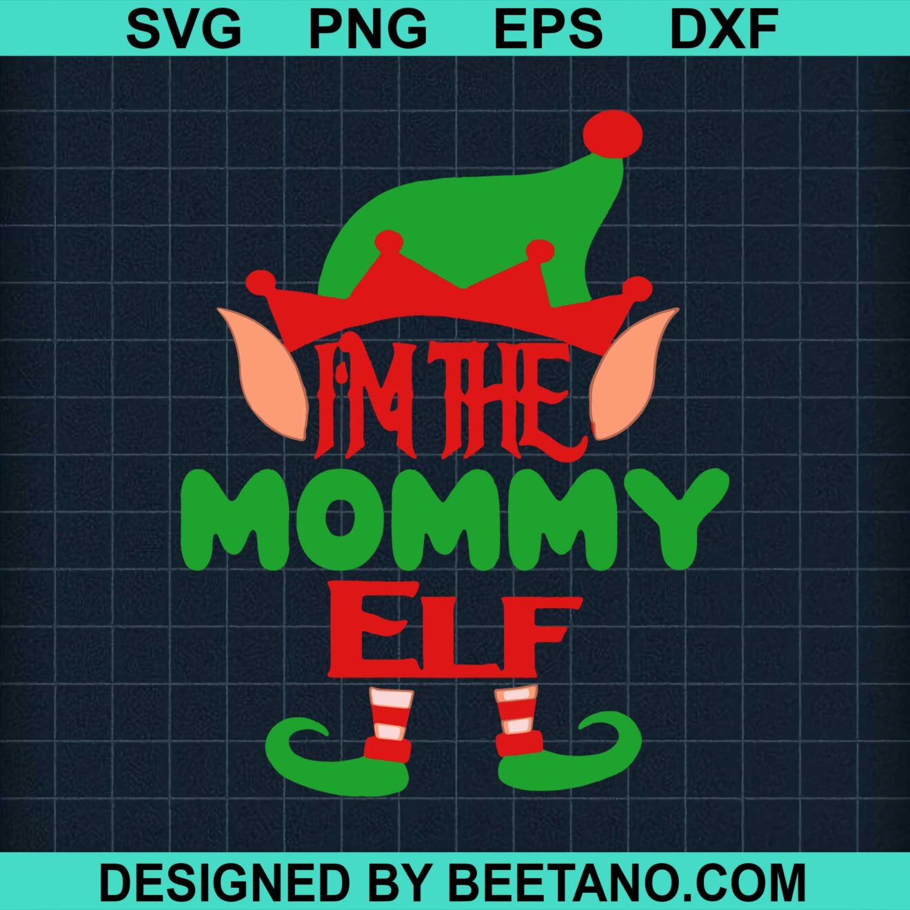 Mommy Elf Costume Christmas SVG cut file for cricut silhouette machine ...