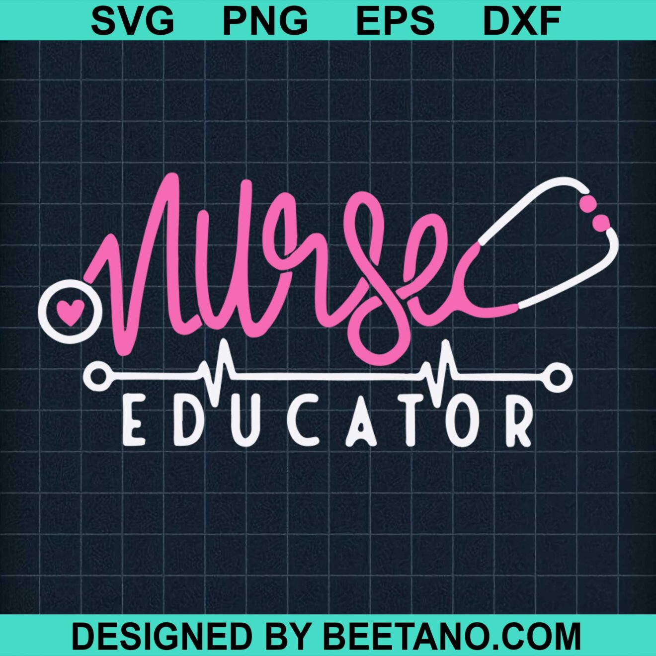 Nurse Educator SVG cut file for cricut machine make craft handmade