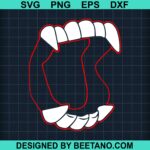 Scary Vampire Fangs Spooky Halloween SVG cut file for cricut