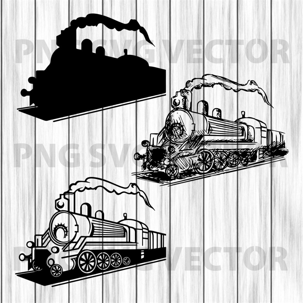 Train Svg Bundle, Train Vector, Train Clipart, Train SVG, DXF, EPS, PNG ...