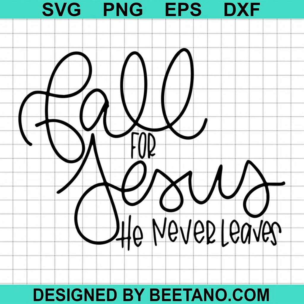 Fall For Jesus SVG, Happy Fall SVG, Christian SVG, Autumn SVG