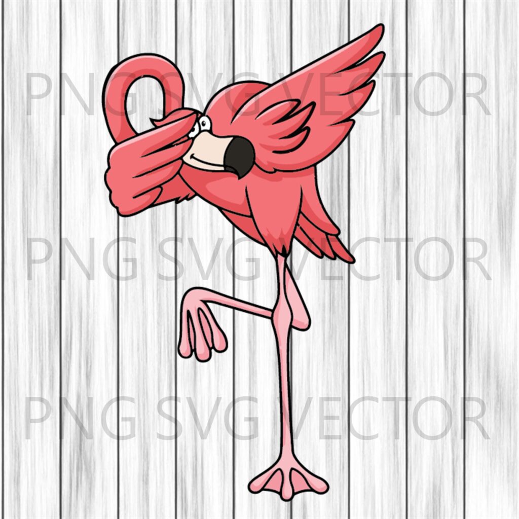 Dabbing Flamingo svg, dabbing svg, flamingo svg