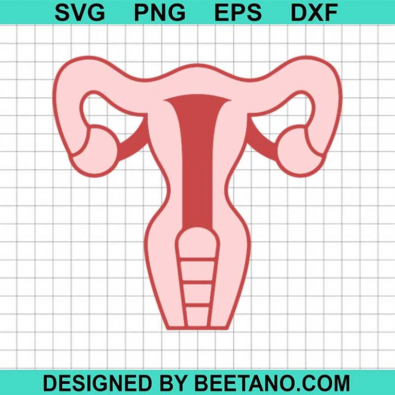 Uterus SVG cut file for cricut silhouette machine make craft handmade