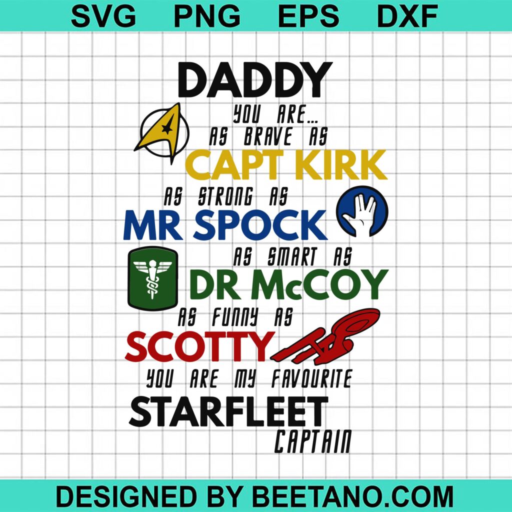 Star trek dad SVG cut file for cricut silhouette machine make craft ...