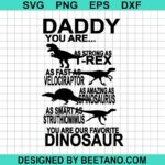 Daddy t rex svg, daddy dinosaur svg