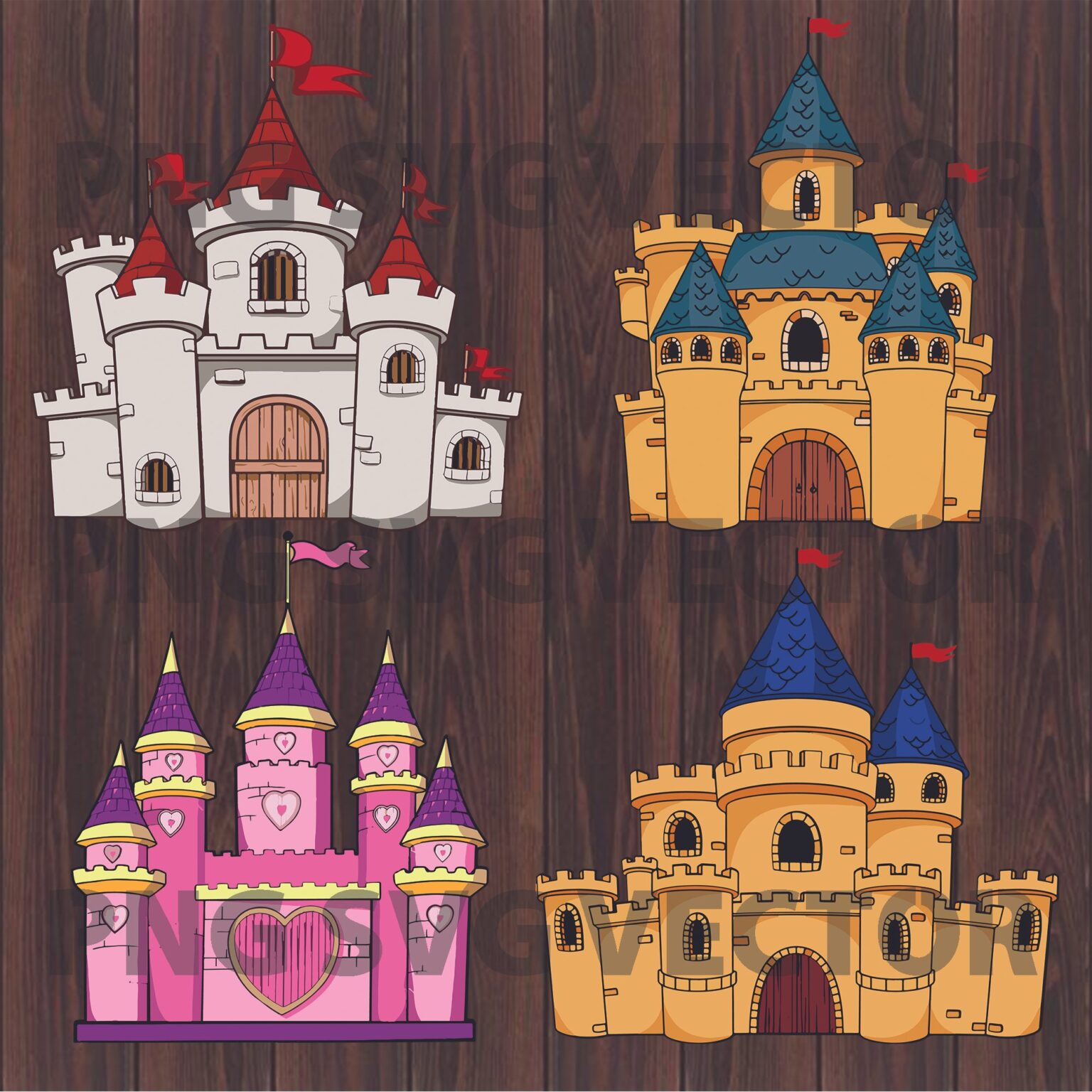 Castle svg, castle bundle svg