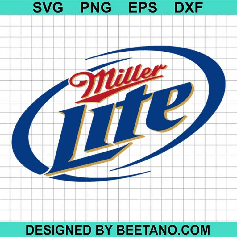 Miller Lite SVG, Miller Lite Beer Logo SVG, Beer Brand SVG