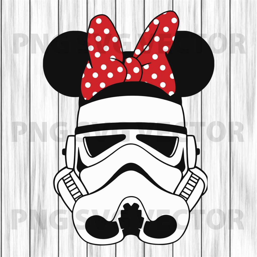 Star Wars Mickey Svg, Mickey Storm trooper SVG, Disney cut files, Star ...