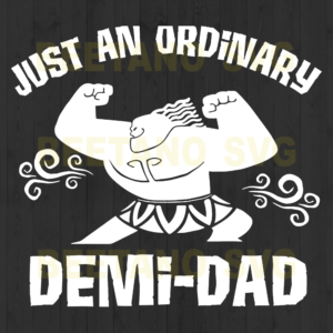 Demi-dad moana disney SVG, Disney dad SVG DXF PNG EPS