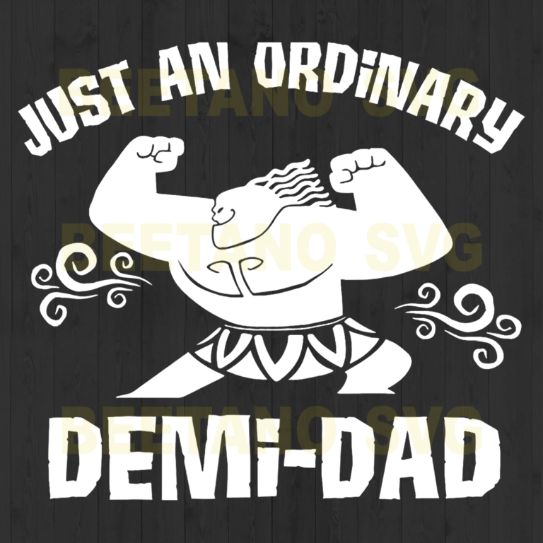 Demi-dad moana disney SVG, Disney dad SVG DXF PNG EPS