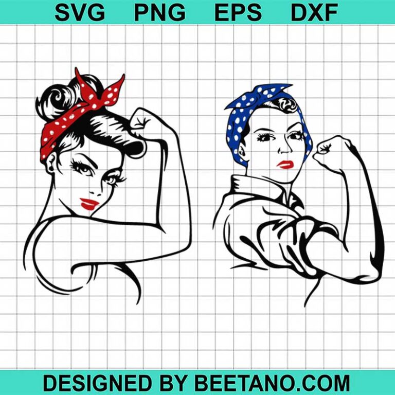 Rosie the riveter SVG, rosie the riveter woman SVG, girl power SVG cut ...