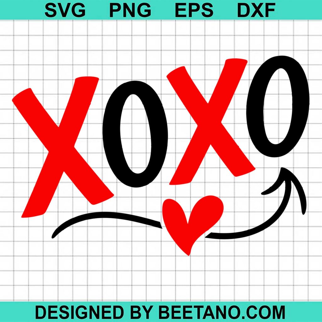 Love Xoxo Valentine SVG cut file for cricut silhouette machine make ...