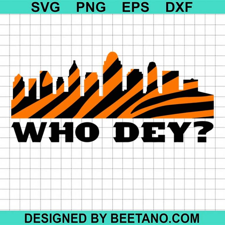 Who dey SVG, Cincinnati Bengals SVG, Cincinnati Bengals football SVG ...