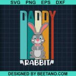Daddy rabbit SVG, Rabbit SVG, Daddy SVG