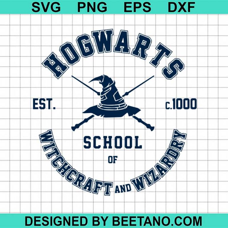 Hogwarts logo SVG, Harry potter SVG, Hogwarts school SVG