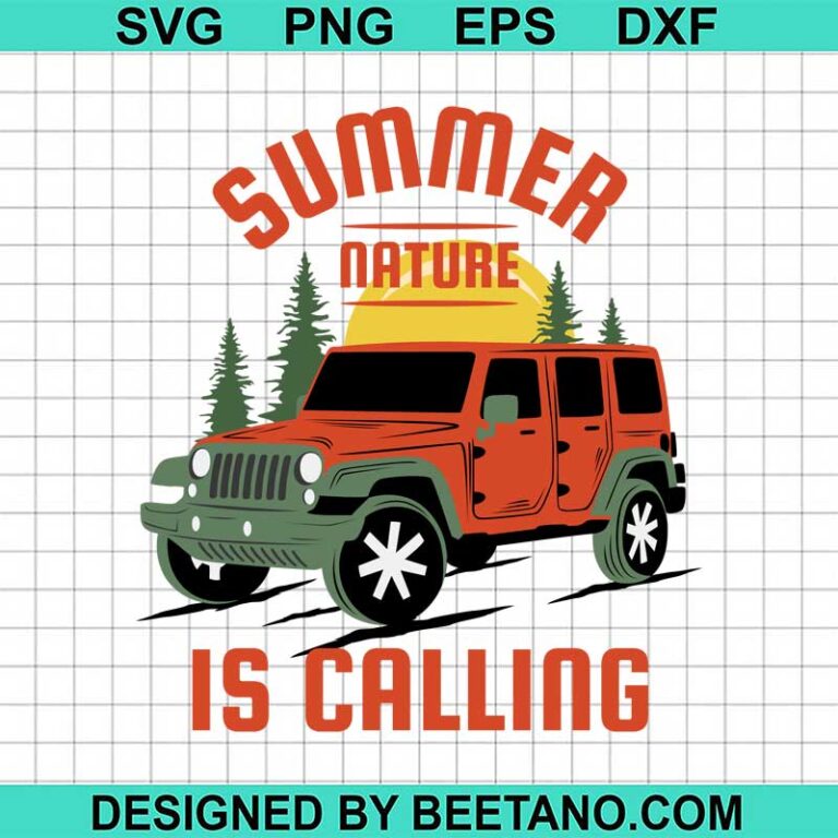 Summer is calling SVG, Summer SVG, Vacation SVG